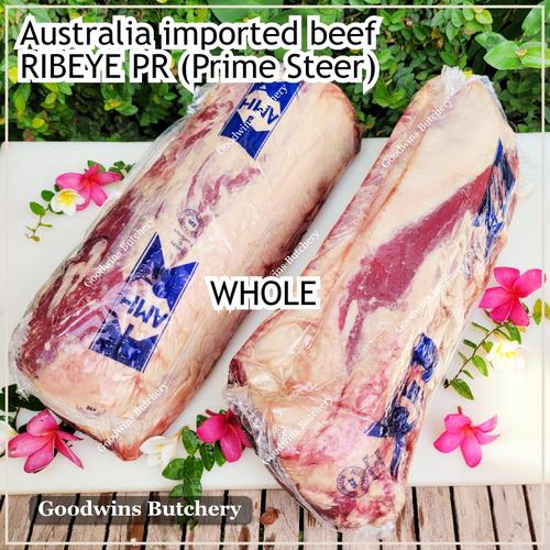 Promo Beef RIBEYE PR (Prime Steer) Australia imported frozen whole cut ...