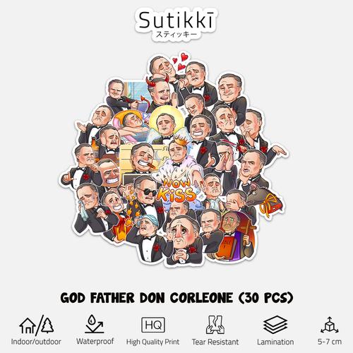 Jual Sticker Pack The God Father GodFather Don Corleone Stiker Film TV ...