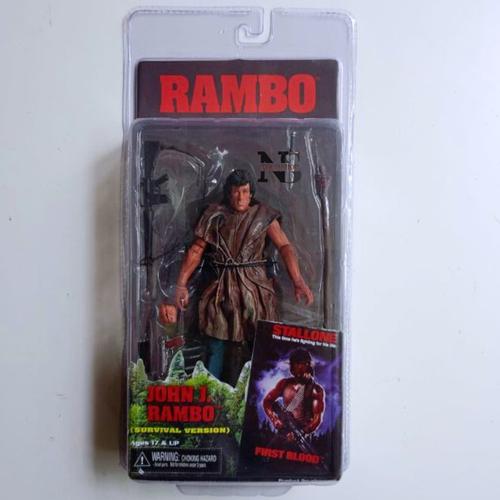 Jual Neca Rambo John J. Rambo Stallone Survival Version First Blood ...
