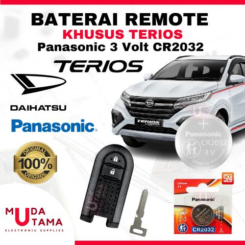 Jual Baterai Remote DAIHATSU TERIOS - ORIGINAL PANASONIC CR2032 ...