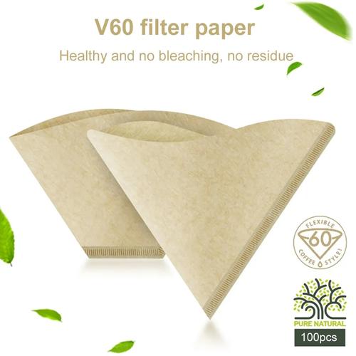 Jual Kertas Filter Saringan Kopi V60 Drip 1 - 2 Serve Penyaring 100 ...