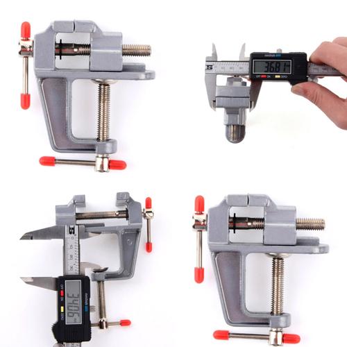 Jual Clamp Jepit Meja Klem Catok Mini Kecil Penjepit Ragum Besi Vise ...