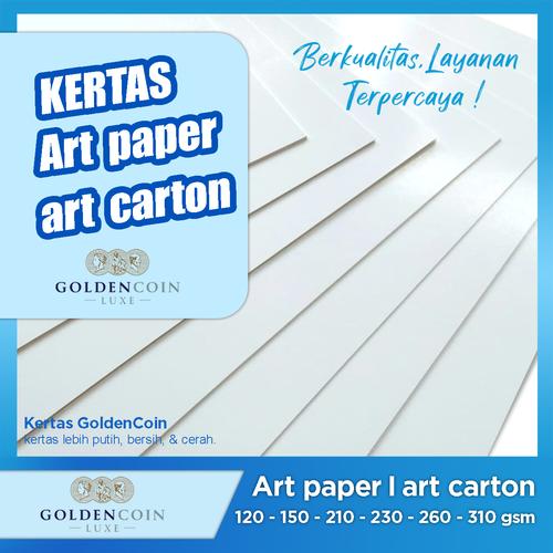 Jual Kertas Art Paper/Art Carton A4 / A3+ POLOS (Satuan & GROSIR ...