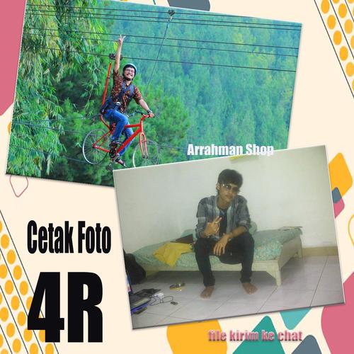 Jual cetak foto 4r - cetak poto ukuran 4r 10x15 cm hiasan dinding ...