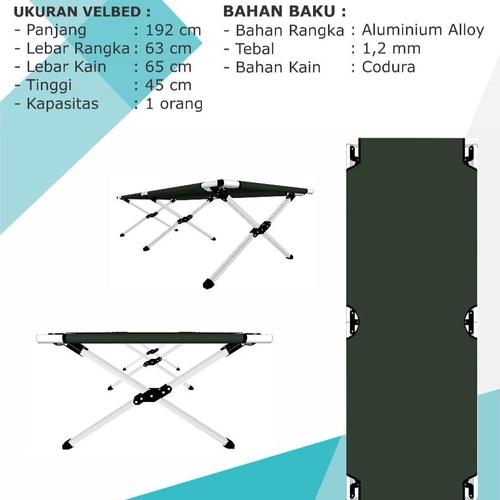 Jual Velbed alumunium TNI (original) - Kab. Sukabumi - Ghina ...