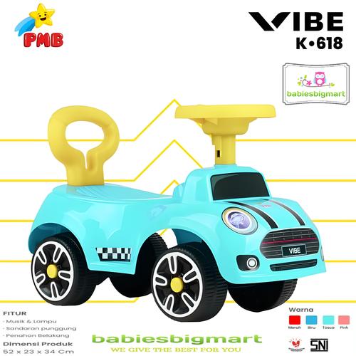 Jual Mainan Anak Ride On Mobil Mobilan Tolocar K618 VIBE PMB Toys Iora ...