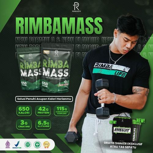 Jual Rimbalife Rimbamass Rimba Mass Susu Weight Gainer 2 lbs & 5 lbs ...
