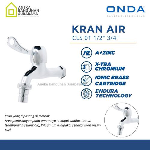 Jual Kran air ONDA CLS 01 1/2” 3/4” keran taman CLS01 sambungan selang ...