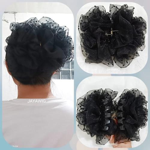 Jual Jepit Cepol Rambut Buat Sanggul Dan Cepolan Hijab Warna Hitam ...