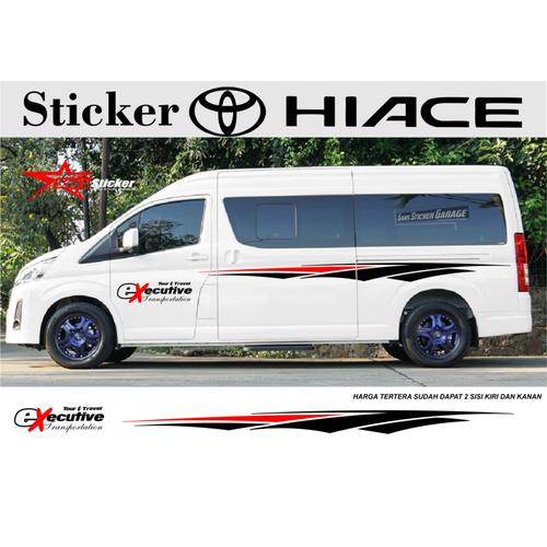 Jual STICKER HIACE PREMIO ALL NEW HIACE 2023 2024 - PUTIH MERAH - Kab ...
