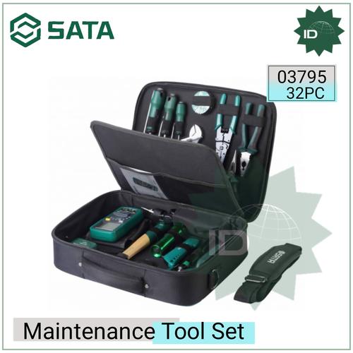 Jual Tool Kit Set 32Pcs 03795 Maintenance Tool Set Sata Tools - Jakarta ...