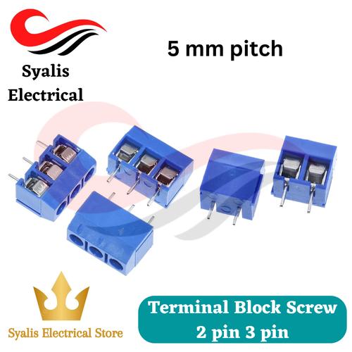 Jual Terminal Block Screw 2 pin 3 pin konektor kabel PCB [Syalis] - 2 ...