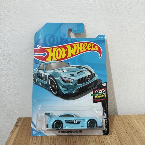 Jual Hot Wheels HW Race Day 16 Mercedes benz AMG GT3 Blue mercy Sport ...