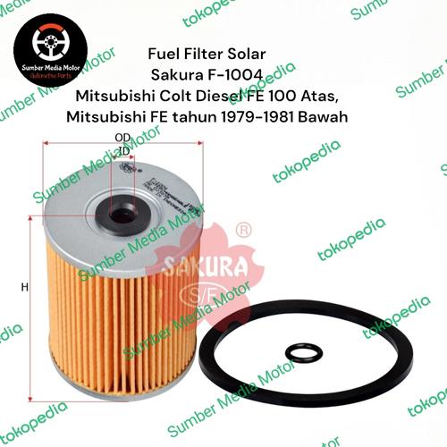 Jual Sakura Fuel Filter Solar F-1004 Mitsubishi Colt Diesel FE100 Atas ...