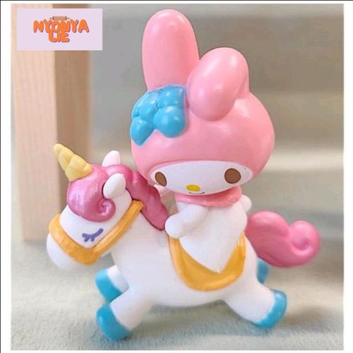 Jual CCA66 Topper Cinnamorol Kuromi Melody Naik Kuda Unicorn Dekorasi ...