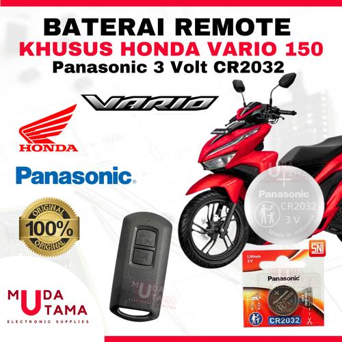 Jual Baterai Remote HONDA VARIO 150 160 - ORIGINAL PANASONIC CR2032 ...