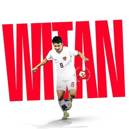 Jual Witan #8 Timnas Indonesia Away Jersey 2024 PI Original Authentic ...