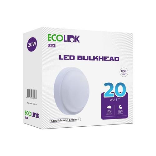 Jual Lampu LED Bulkhead Ecolink 20W (Outbow) - Natural (4000k ...