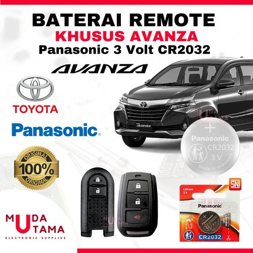 Promo Baterai Remote AVANZA - ORIGINAL PANASONIC CR2032 | Battery ...