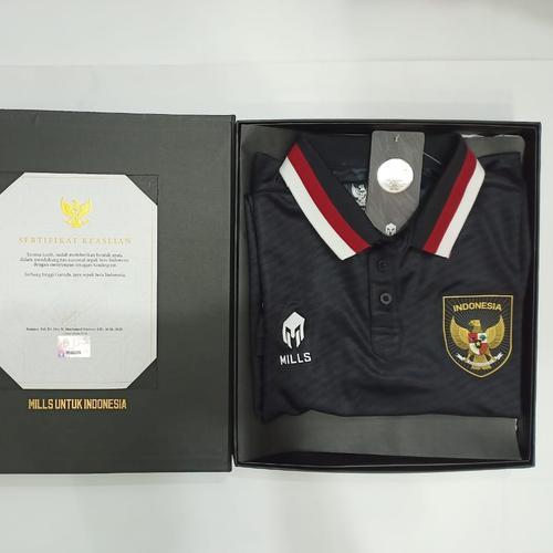 Jual JERSEY TIMNAS INDONESIA MILLS PLAYER ISSUE OFFICIAL ORIGINAL ORI ...