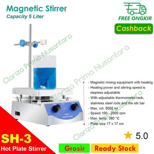 Jual Hot Plate Stirrer SH-3 SH3 Fungsi sama Thermo SP88857105 Stirring ...