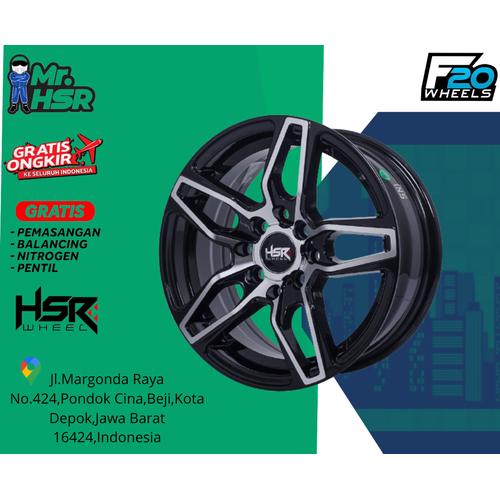 Jual JUAL VELG MOBIL RACING HSR TYPE BELO H182 R14X6 H8X100-114,3 ET35 BMF - Kota Depok - f20 ...