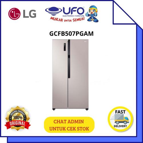 Promo LG GCFB507PGAM KULKAS SIDE BY SIDE 2 PINTU 509L SMART INVERTER ...