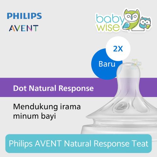 Jual Philips AVENT Natural Response Teat - Dot Botol Bayi - 6m+ - Kota ...