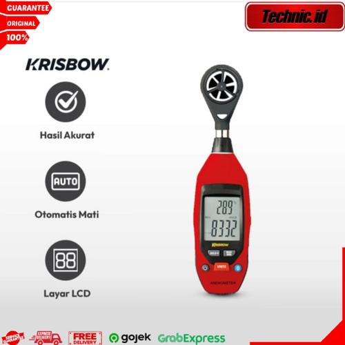 Jual Krisbow Anemometer Digital 0,4-20 M/s Alat Untuk Mengukur ...