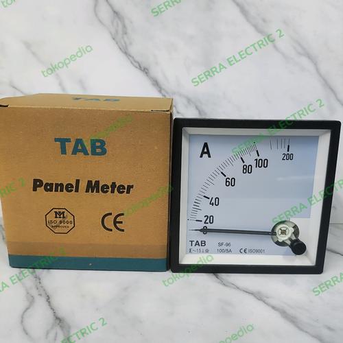 Jual AMPERE METER ANALOG 96x96 30A 50A 60A 75A 100A 150A 200A 250A 300A TAB - 400A - Jakarta ...