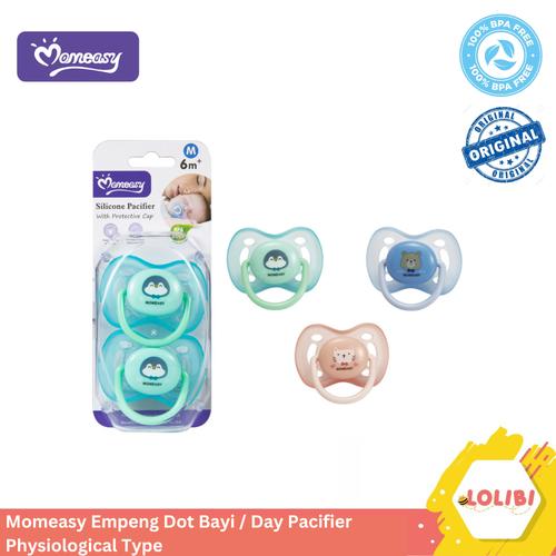 Jual Momeasy Empeng Dot Bayi / Day Pacifier 6 Bulan Physiological Type ...