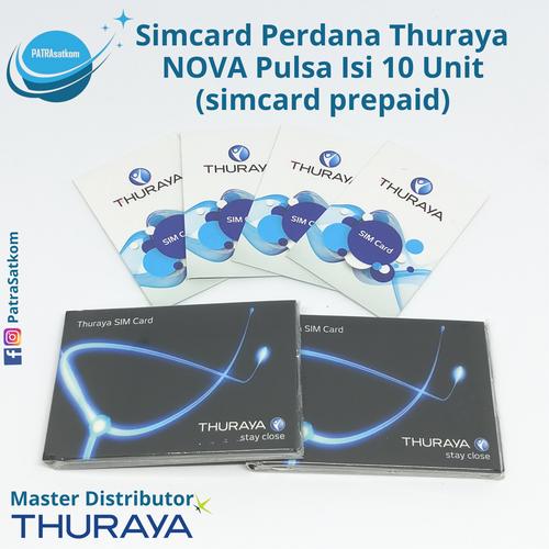 Jual [Promo] Simcard Perdana Thuraya NOVA Pulsa isi 10 Unit Untuk di Darat dan Laut - Jakarta ...
