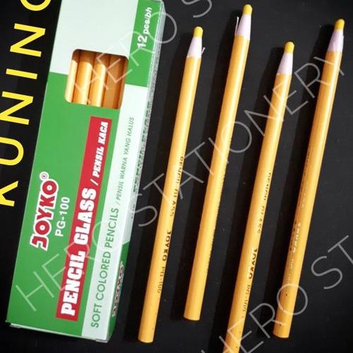Jual NATURAL! PENSIL KACA DERMATOGRAPH PENCIL GLASS JOYKO PG-100 KUNING ...