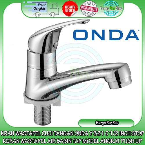 Jual STOP KERAN ONDA Y 321 C 1/2 INCH KRAN WASTAFEL CUCI TANGAN WASTAPEL AIR BASIN TAP MODEL ...