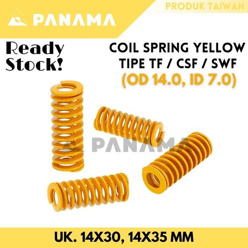 Jual CSF 14x30 14x35 Coil Spring Kuning CSF / SWF od 14.0 id 7.0 Taiwan ...