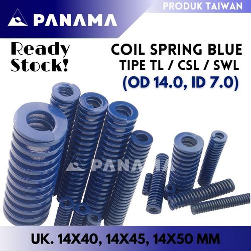 Jual CSL 14x40 14x45 14x50 Coil Spring Biru CSL / SWL od 14.0 id 7.0 ...