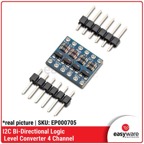 Jual 4 CHANNEL LOGIC LEVEL CONVERTER I2C BI-DIRECTIONAL MODULE - Kota ...