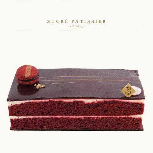Jual Red Velvet Cake Sucre Patissier 20x10cm - Cake + HBD - Kota ...