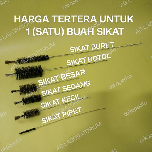 Jual Sikat Botol Tabung reaksi Buret Pipet Erlenmeyer Gelas Ukur Beaker ...
