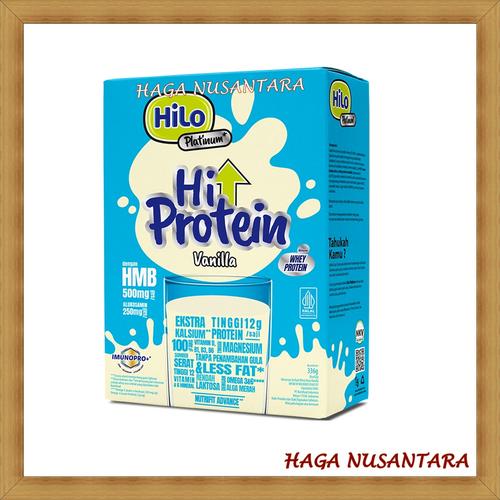 Jual Hilo Platinum Hi Protein Vanila + HMB 8 Sachet | Hilo Platinum Hi ...