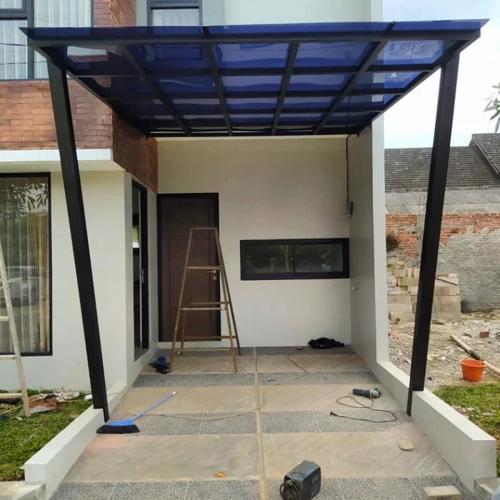 Jual kanopi solarflat biru besi hollow galvanis - Kota Bekasi - sinar ...