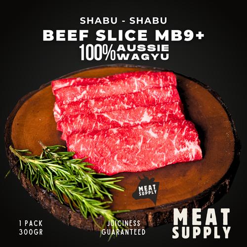 Jual Daging Sapi Slice Wagyu MB 9+ / Beef Slice / Shabu Shabu Slice ...