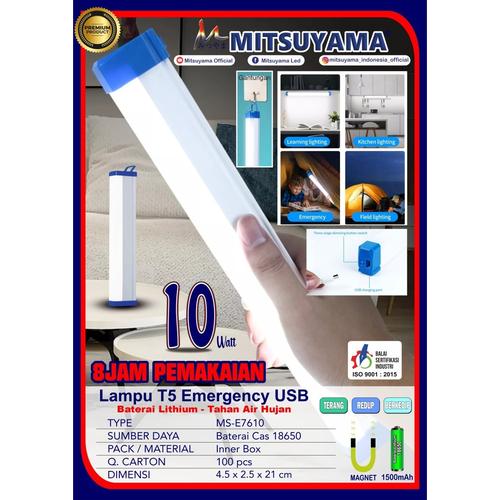 Jual Lampu Emergency Led Super Terang Lampu T5 Charger Lampu TL Cas ...