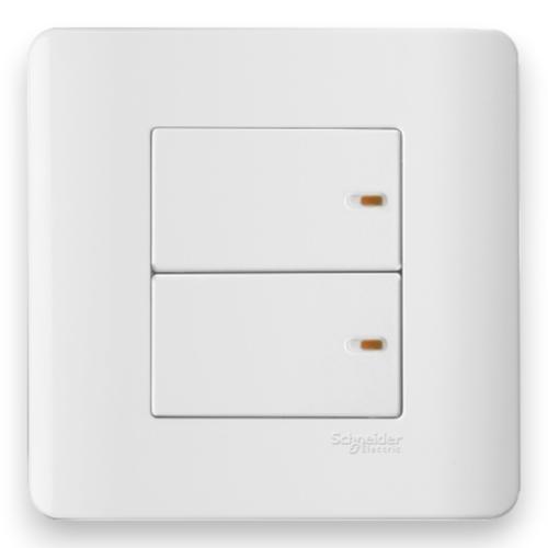 Jual Saklar Zencelo White Schneider 1 Way dan 2 Way - 2 Gang, 1 Way ...