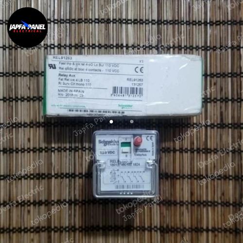 Jual Fast Trip and Lockout Relay Schneider REL91263 4 C0 110 VDC ...