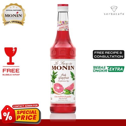 Jual Monin Syrup Pink Grapefruit (700 ml) - Jakarta Barat - Serba Cafe ...