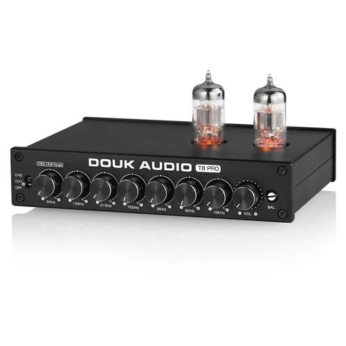 Jual DOUK AUDIO T8 PRO Balanced XLR Tube 9-pin Preamp with 7-band EQ ...