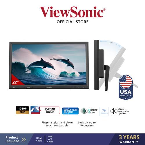 Promo Monitor LED ViewSonic 22” IR Touch Monitor TD2223-2 10-Point Touch HDMI-VGA Cicil 0% 3x ...