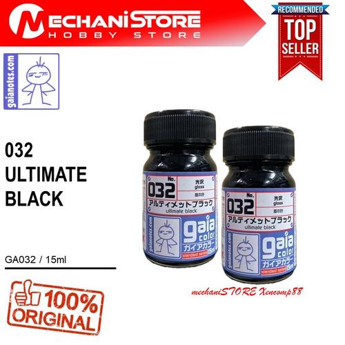Promo GAIA PAINT GA 32 - ULTIMATE BLACK - Cat Gundam model kit paint ...