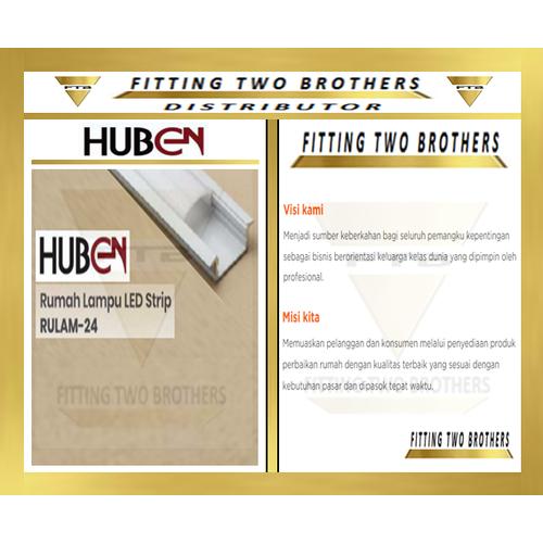 Jual Rumah Lampu LED Strip - HUBEN Rulam 24 Anodize - Jakarta Barat ...